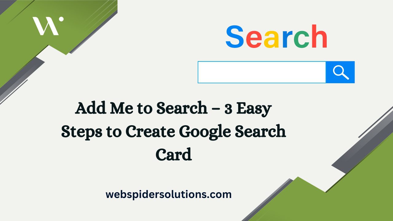Add Me to Search: Create Your Google Search Card in 3 Steps